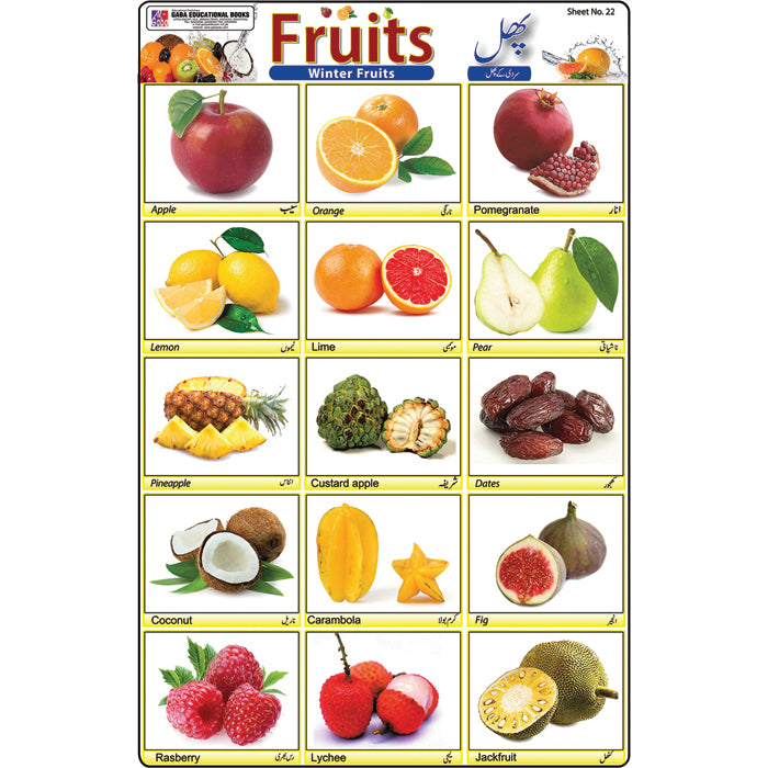 Sheet No 22 (Fruits) – gabaedu