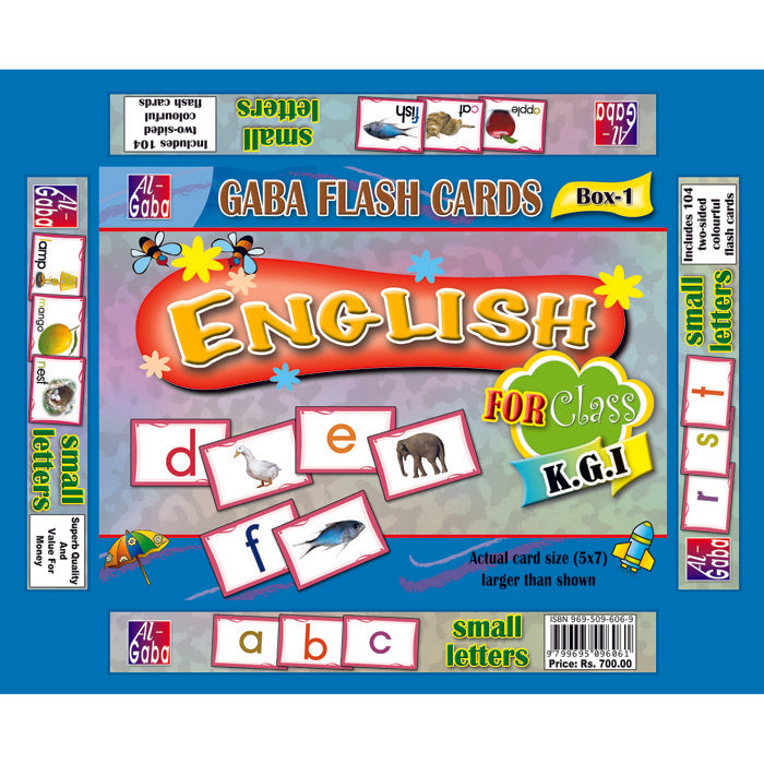 Gaba Flash Card English KG (1) Box 1 – gabaedu