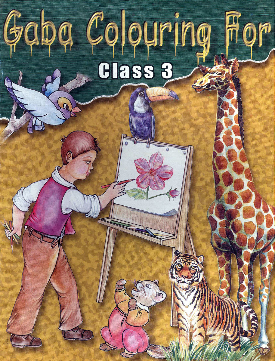 Gaba Colouring Book for Class 3 – gabaedu