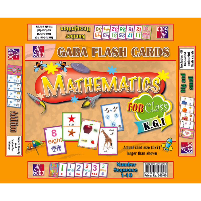 Gaba Flash Card Mathematics KG 1 – gabaedu