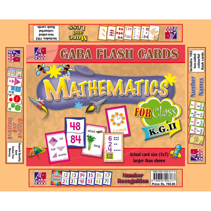 Gaba Flash Card Mathematics KG 2 – gabaedu