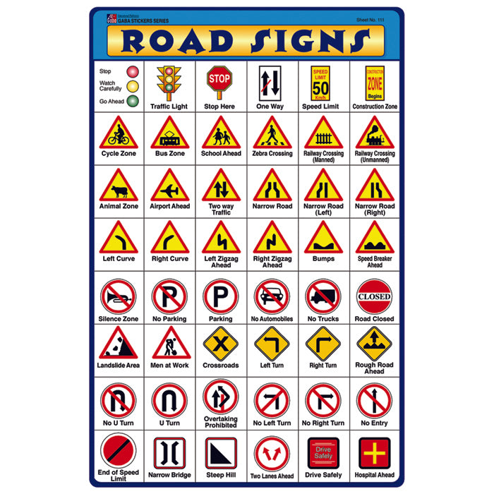 Sheet No 111 (Road Signs) – gabaedu