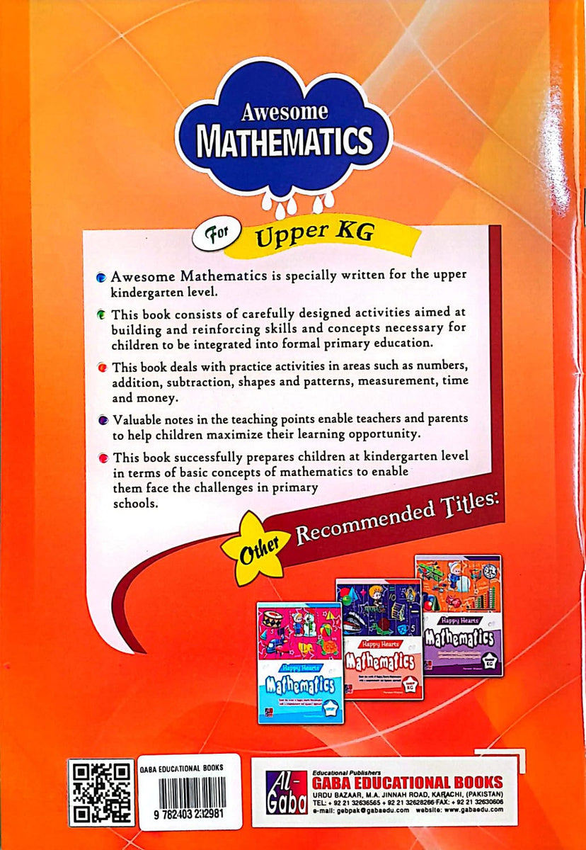 AWESOME MATH FOR UPPER KG – gabaedu