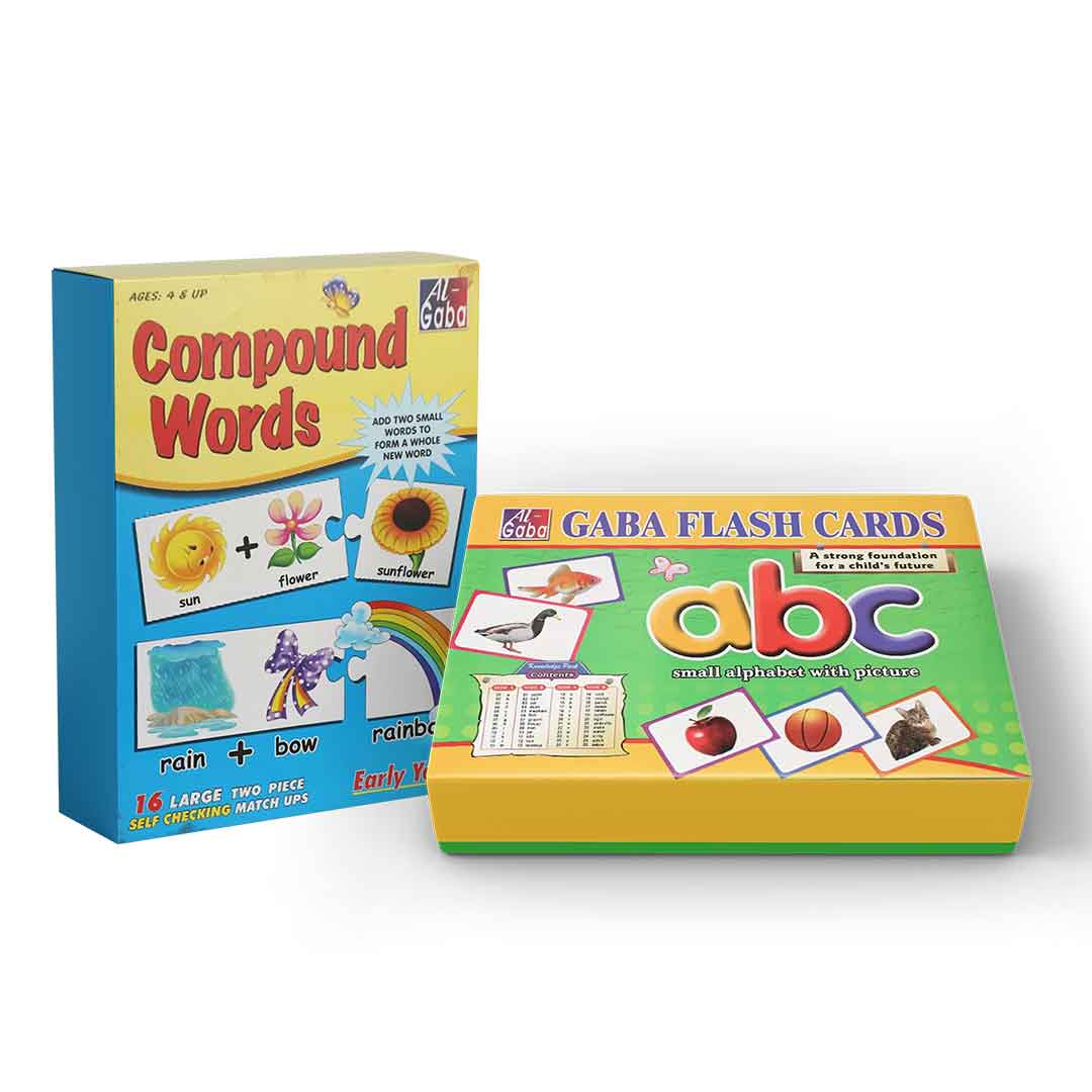 Sets of Flash Cards + Compound Word Puzzle – gabaedu