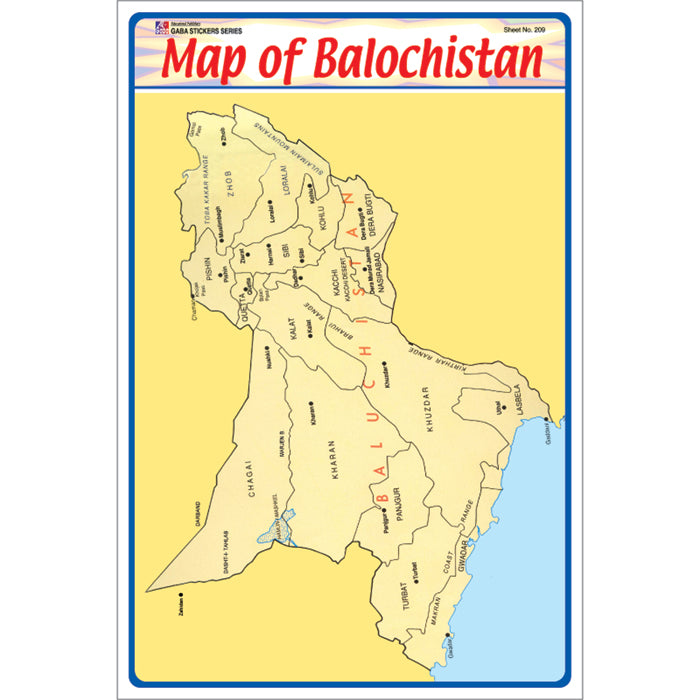 Sheet No 209 (Map of Balochistan) – gabaedu