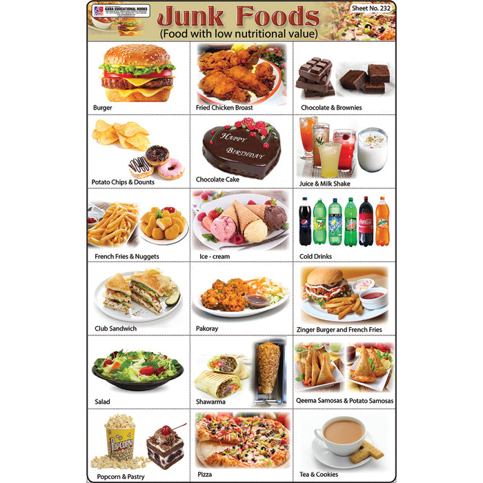 Sheet No 232 (Junk Foods) – gabaedu