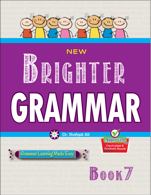 NEW BRIGHTER GRAMMAR BOOK-7 (APPROVED BY SNC) – gabaedu
