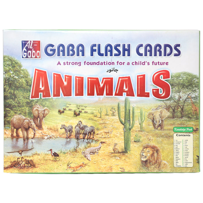 Gaba Flash Card Animals – gabaedu