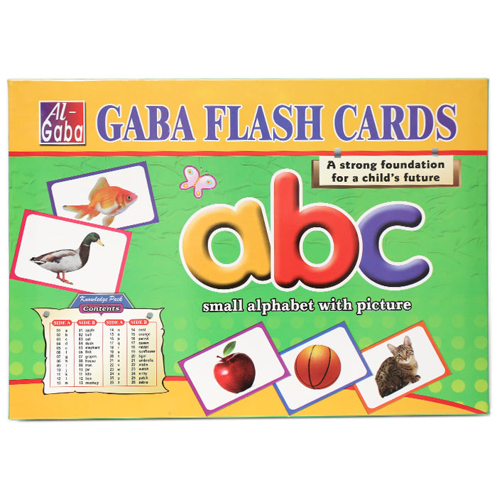 Gaba Flash Card abc (small) – gabaedu