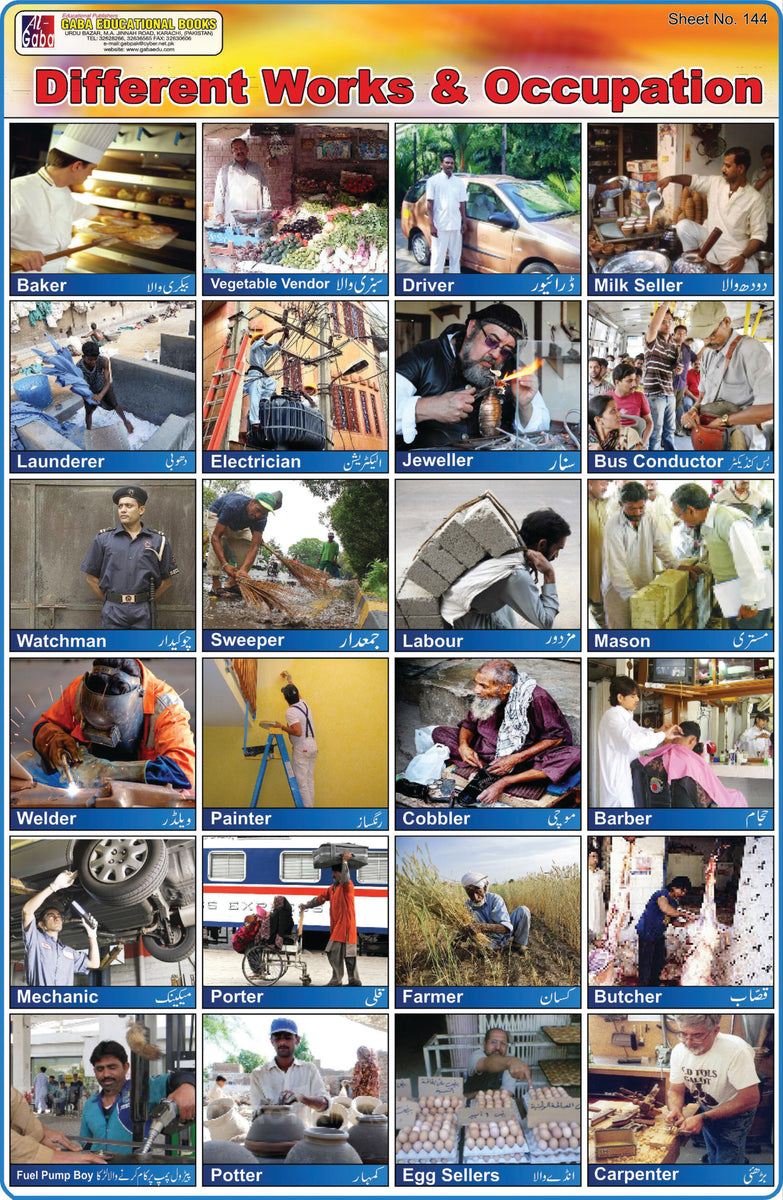 Sheet No 144 (Different Works and Occupation) – gabaedu